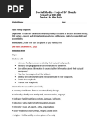 5th Grade State Float Project Guide | PDF | Cognitive Science | Cognition