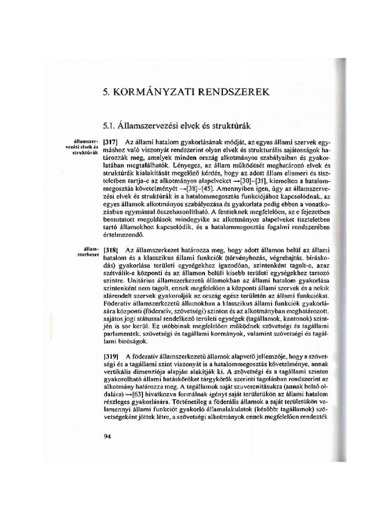 AJ2 Alkotmányos Tanok I. 2021 5 11 14. Fejezet | PDF