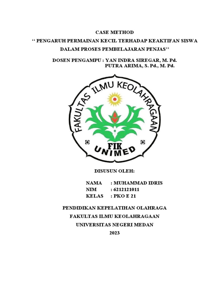 Pengaruh Permainan Kecil pada Siswa | PDF