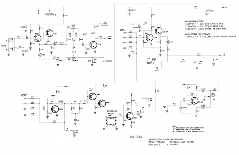 Peavey-PA-200-Schematic | PDF