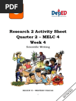 Ste Research-8 Q1 Melc-1 Week-1 | PDF | Science | Learning