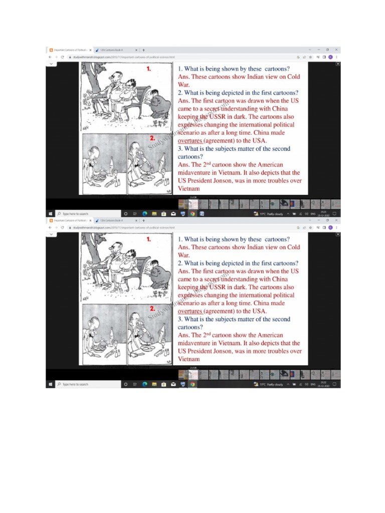 1st Book Cartoon | PDF