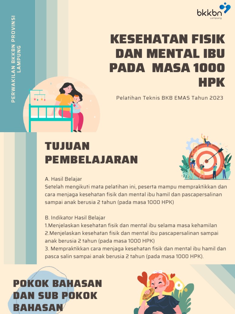 Kesehatan Fisik Dan Mental Ibu 1000 HPK | PDF