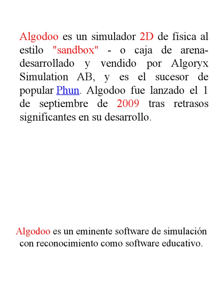 Simulador de Física 2D: Algodoo | PDF | Física | Ciencias fisicas