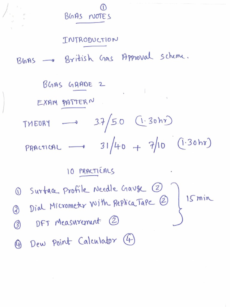 Bgas - Notes 2 | PDF