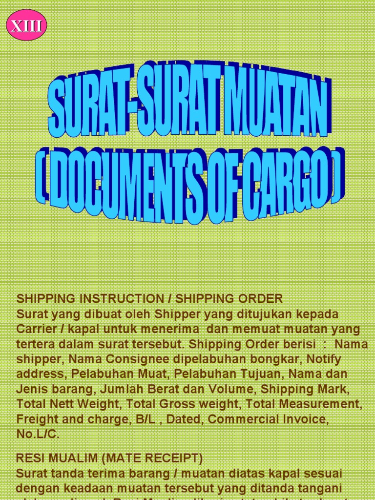 12.cargo Document | PDF