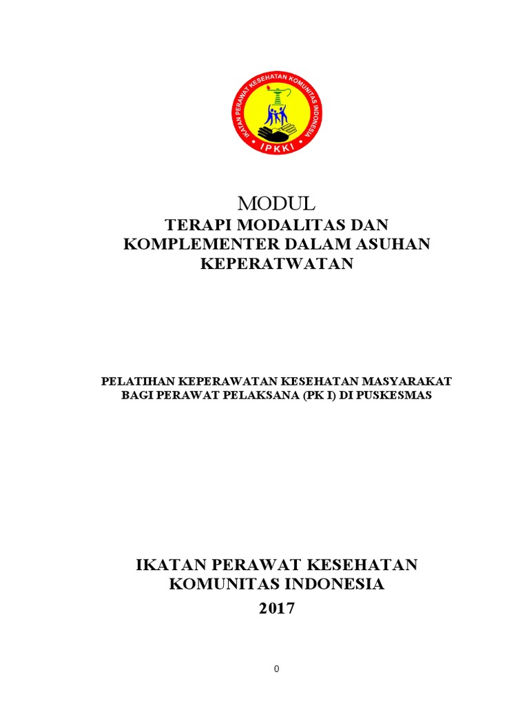 Terapi Modalitas Dan Komplementer Dalam Askep | PDF