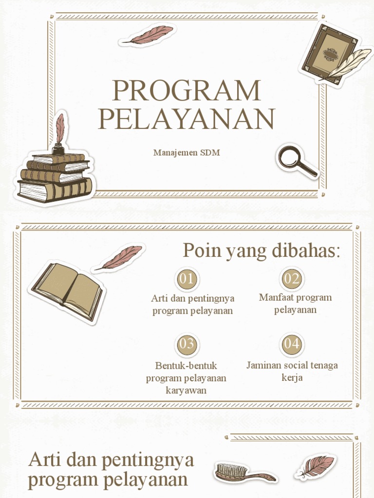 Program Pelayanan MNJ Sdm. | PDF