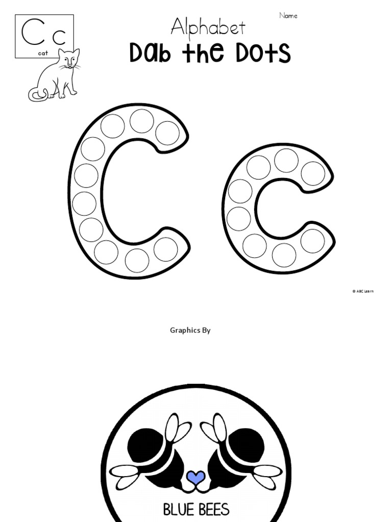 Dab The Letter C | PDF