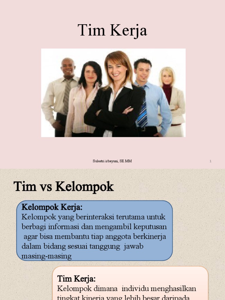 Tim Kerja | PDF | Karier & Perkembangan