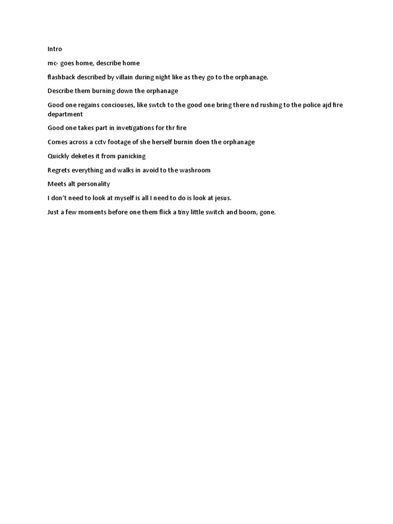 Plannin Narrative | PDF | Mystery, Thriller & Crime Fiction
