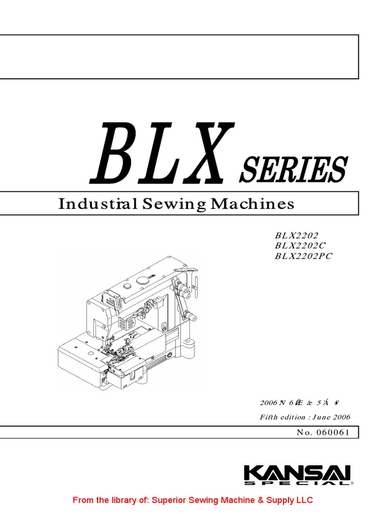 Kansai BLX Series | Download Free PDF | Equipment | Tools