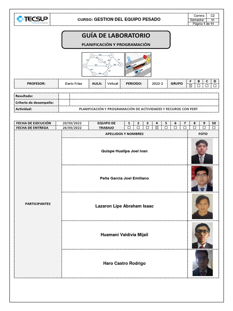 GLAB-04-DFRIAS-2022-1-Planificación y Programación | PDF