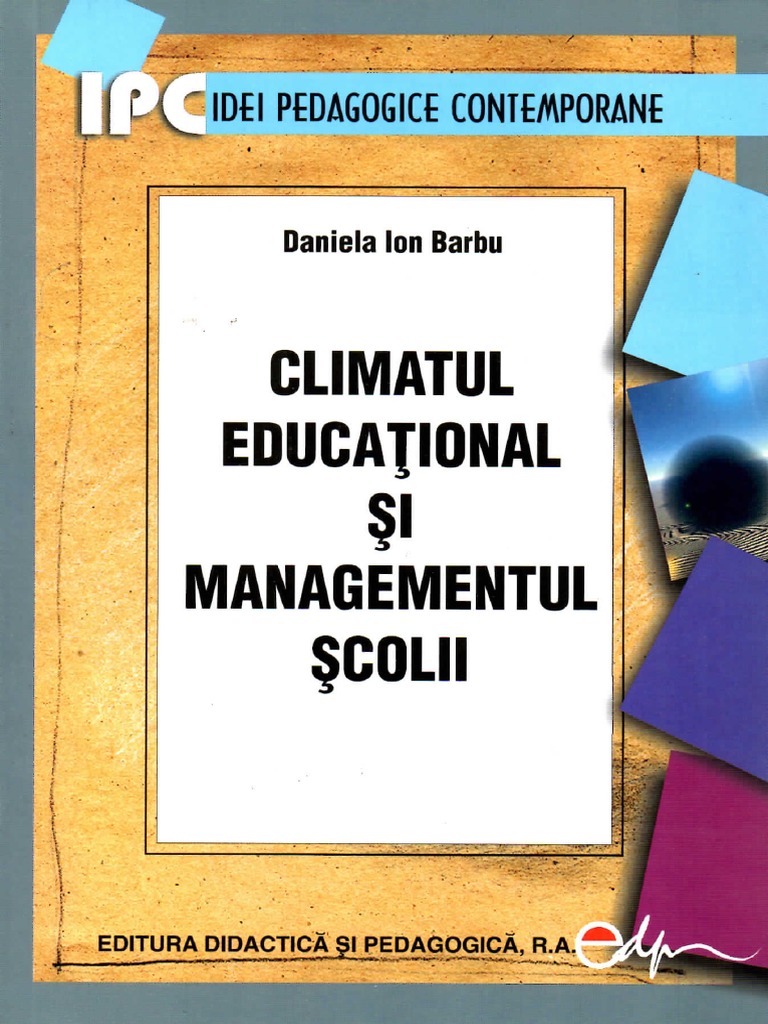 climatul-educational-managementul-scolii-edp069 | PDF