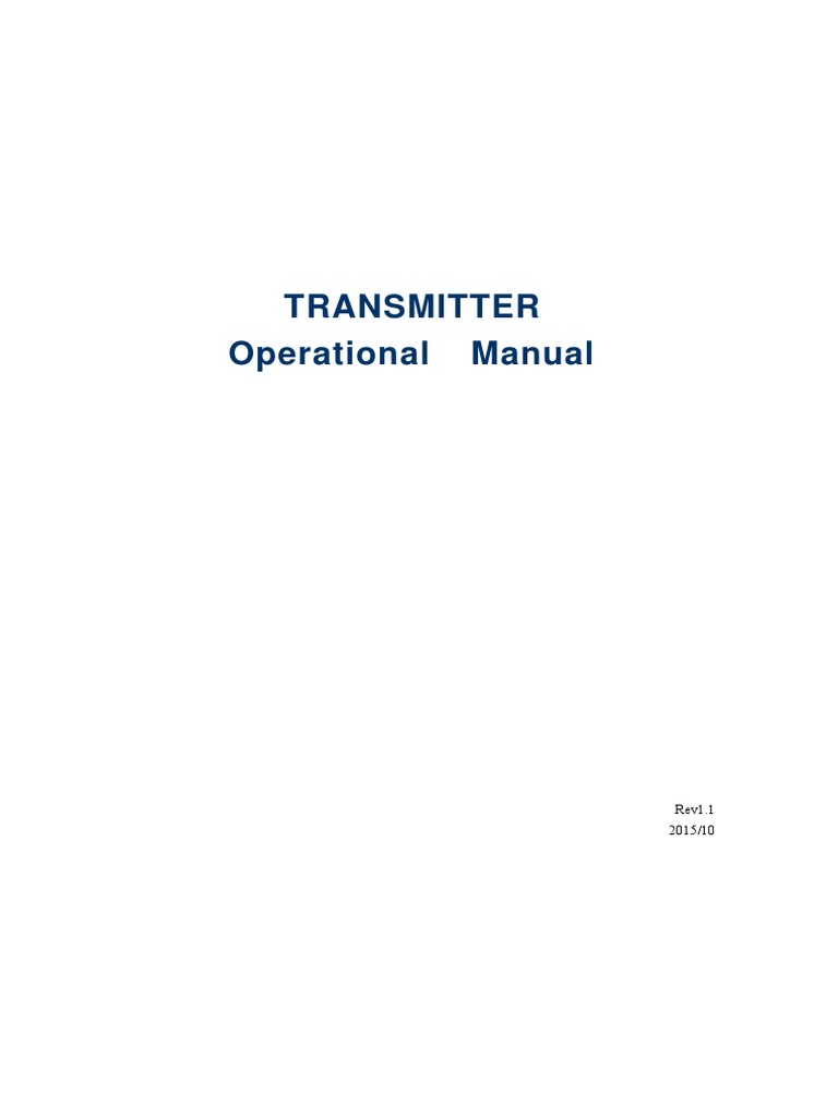 T5 Operation Manual | PDF