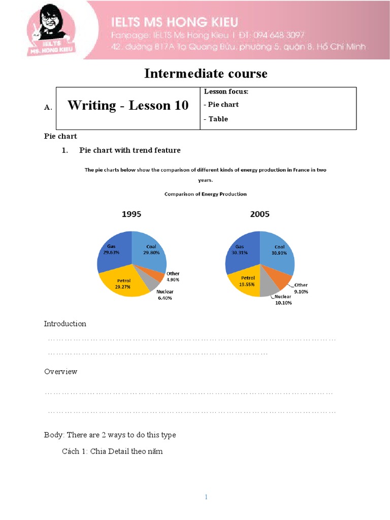 Lesson 10 - Task 1 (Table + Pie) | PDF