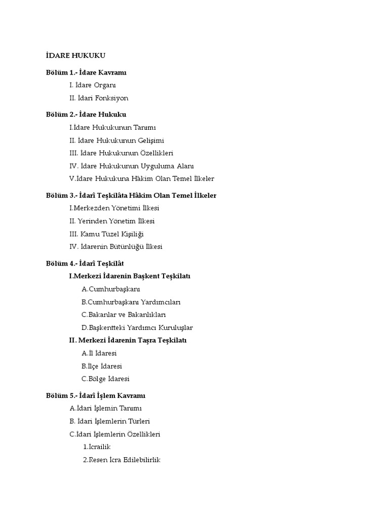 İdare Hukuku Omuavys | PDF