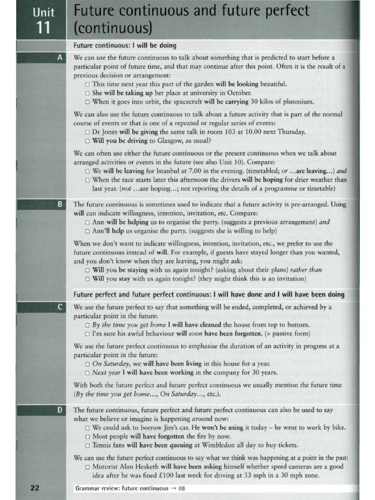 Future Perfect Continuous | PDF