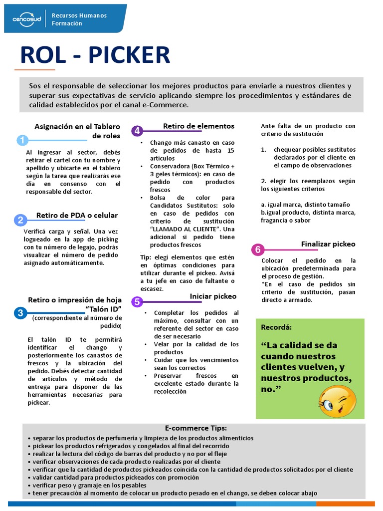 Manual Del Picker | PDF | filete | Cliente