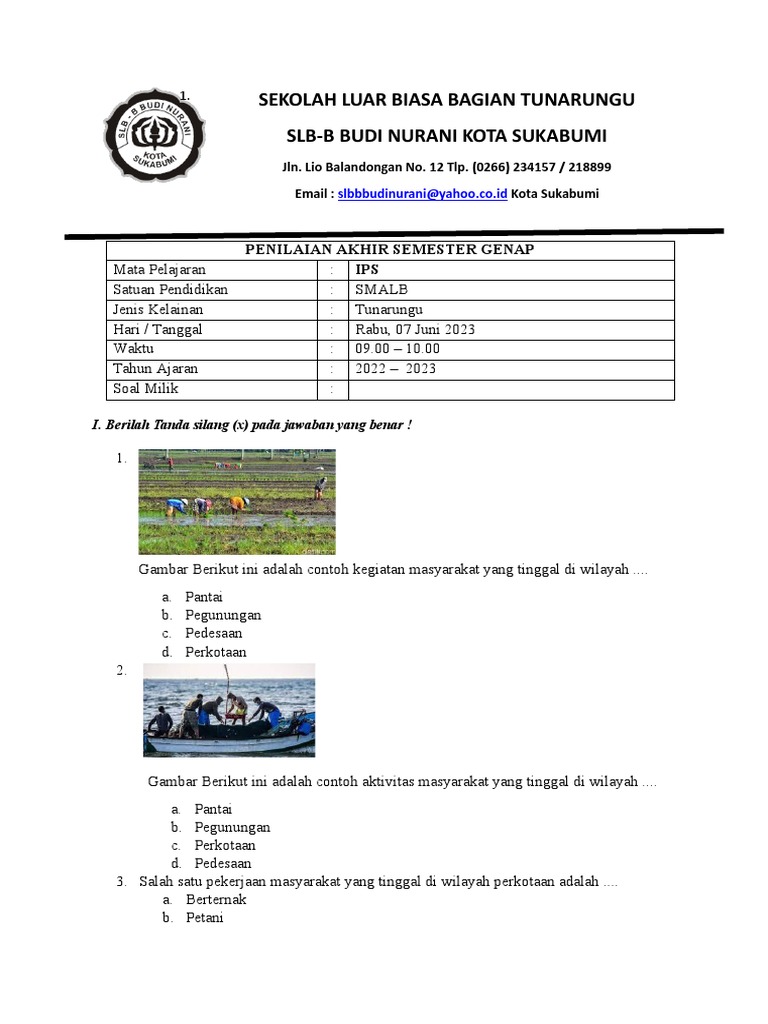 Soal Ips Smalb | PDF