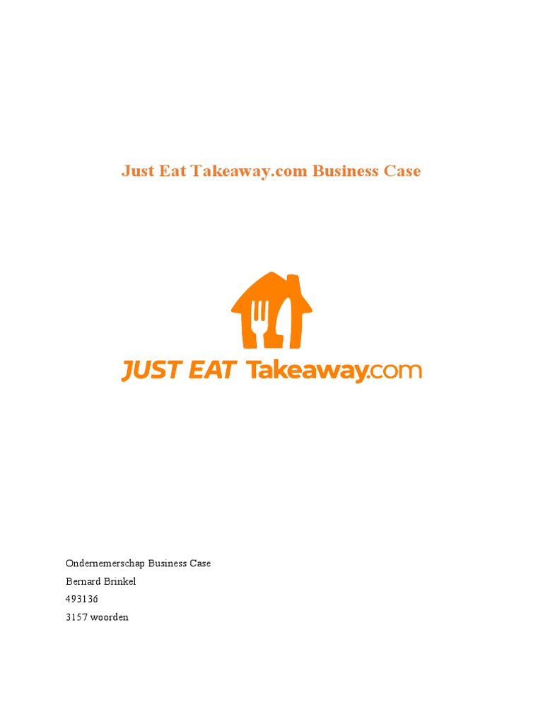 Just Eat Takeaway Case | PDF