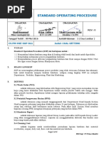 SOP-PRD-004 Dumping Dan Pembuatan Disposal | PDF