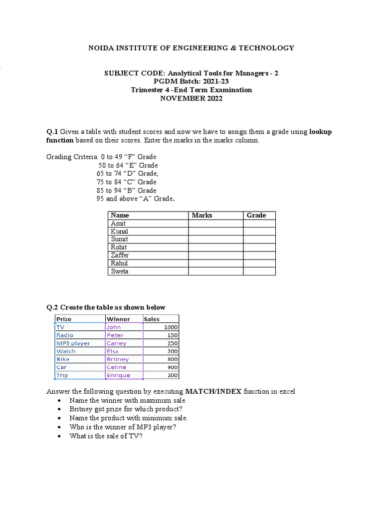 End Term Paper | PDF | Computers