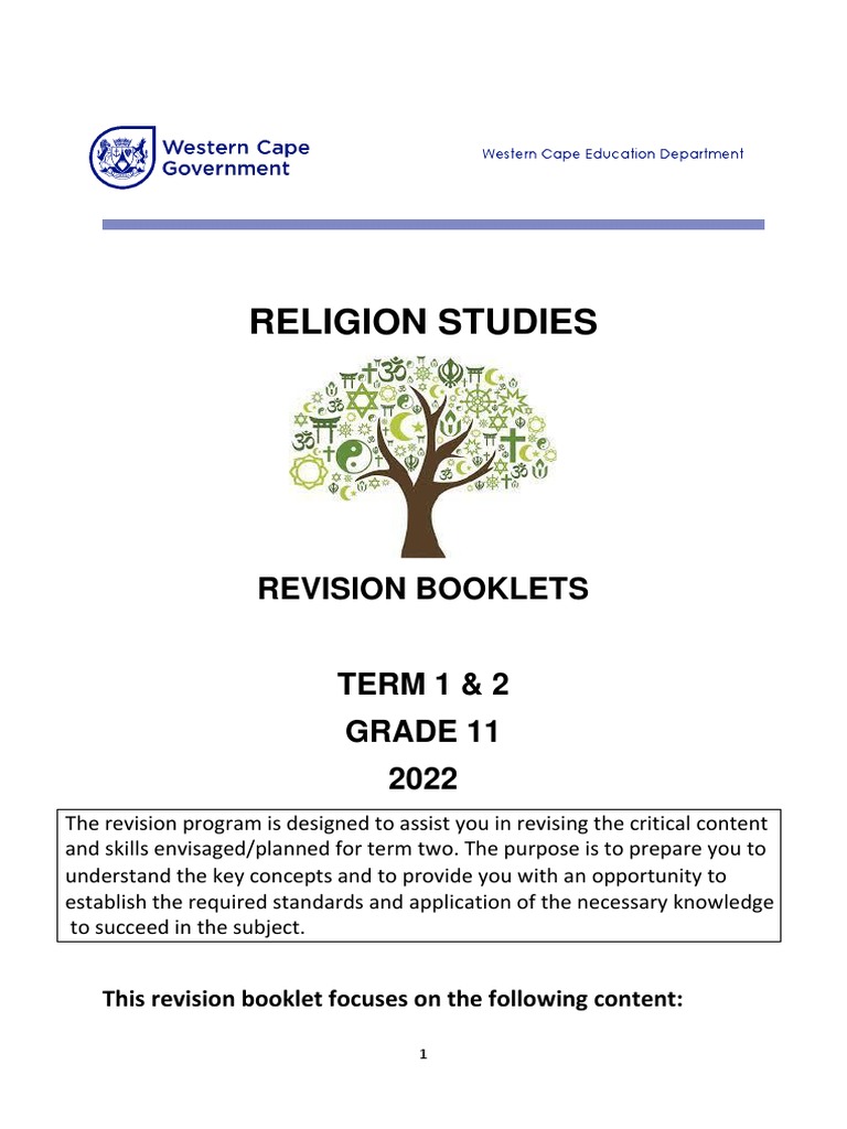 RS Grade 11 Revision Booklet Term 1&2 | PDF