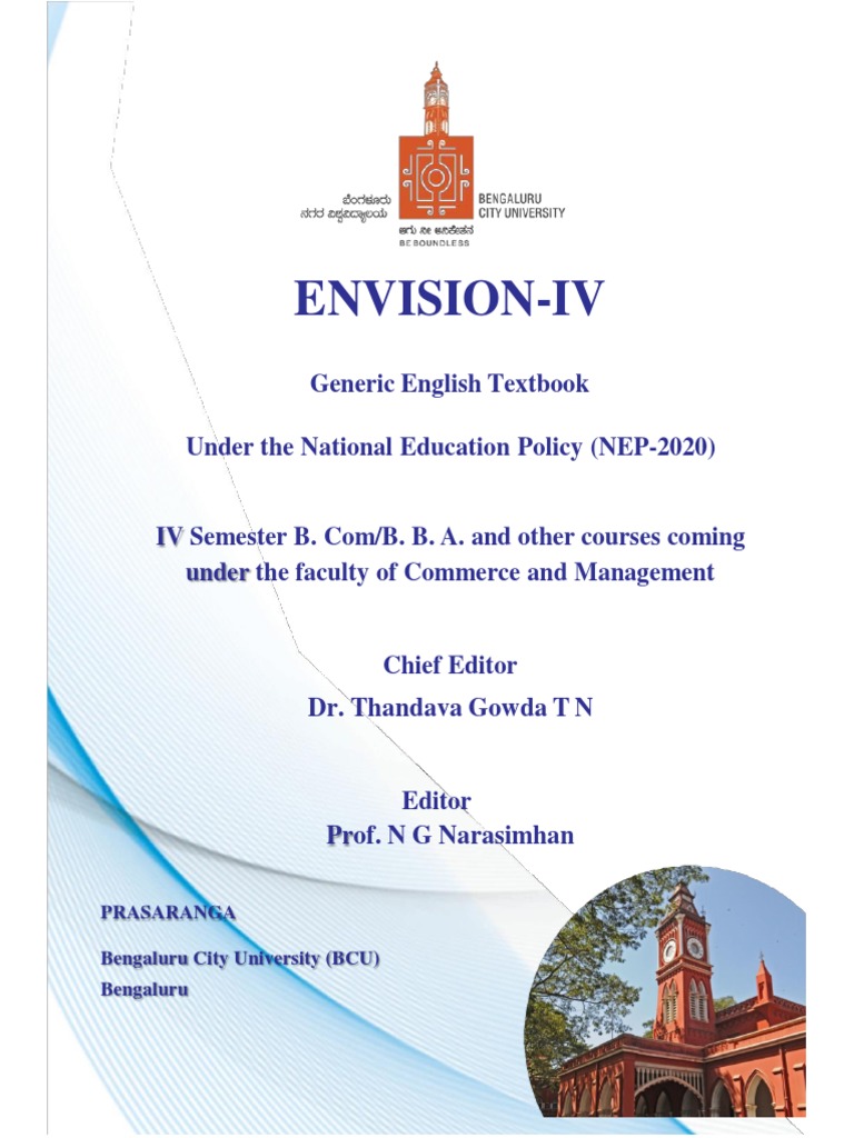ENVISION IV Semester Textbook | PDF