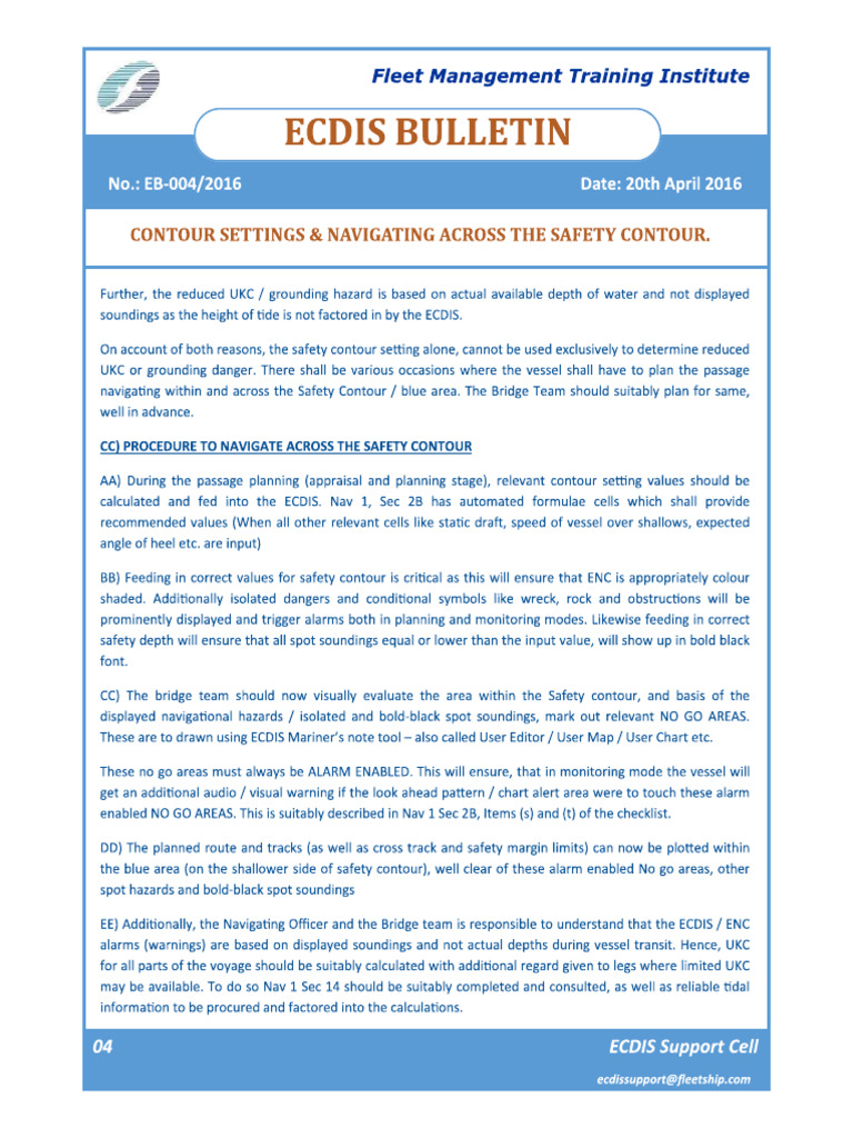 Navigation Across The Safety Contour | PDF