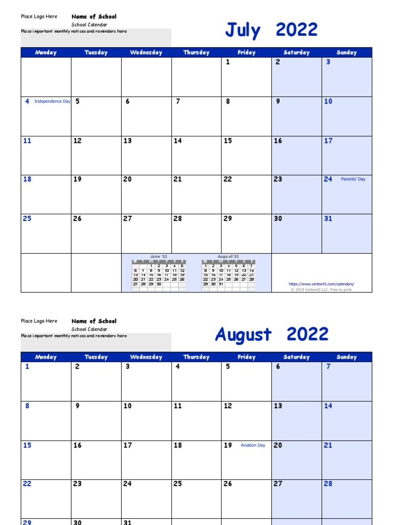 2022-2023 School Year Calendar | PDF | Easter | Observances