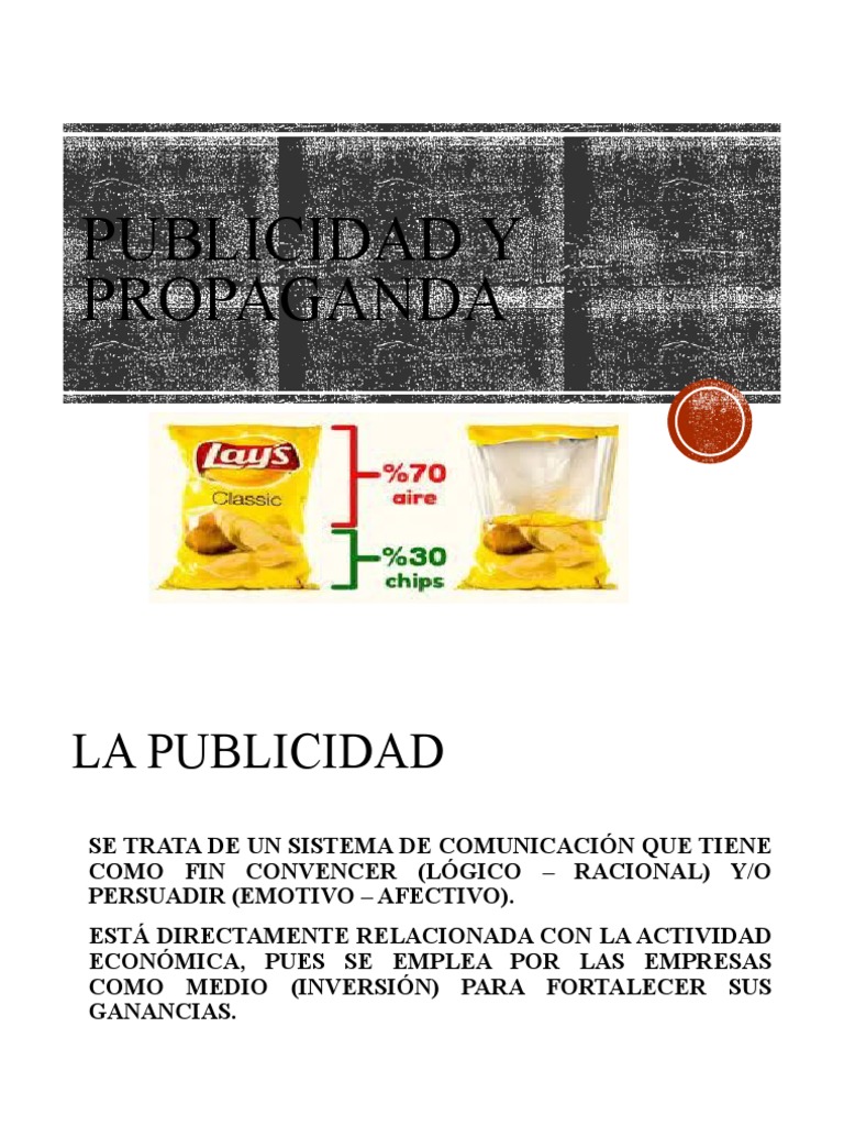 Publicidad y Propaganda: Objetivos y Efectos | PDF | Publicidad ...