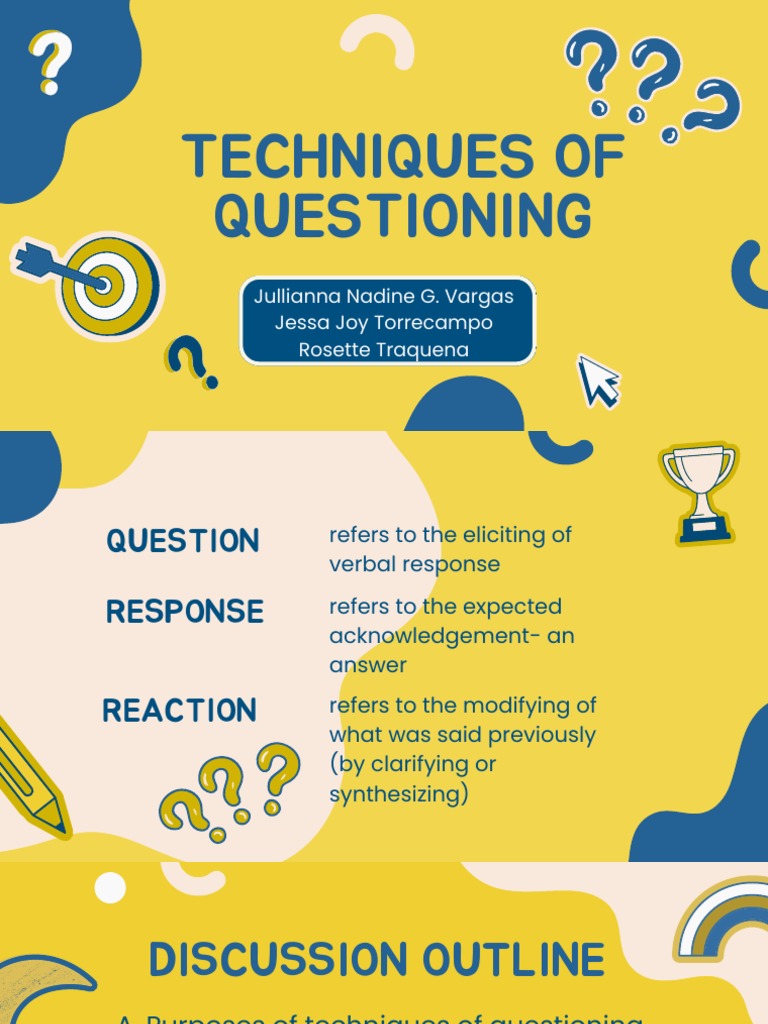 Effective Questioning Techniques in Teaching | PDF | Career & Growth