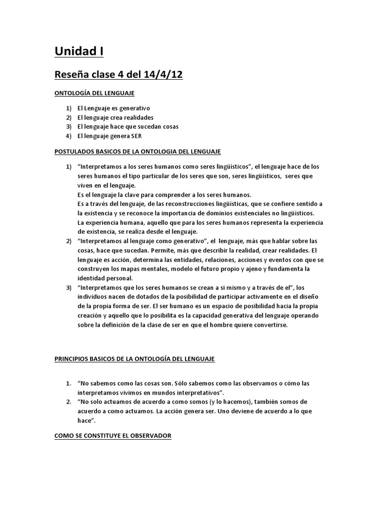 02-Introducci N Al Coaching Ontologico | PDF | Ontología | Sicología