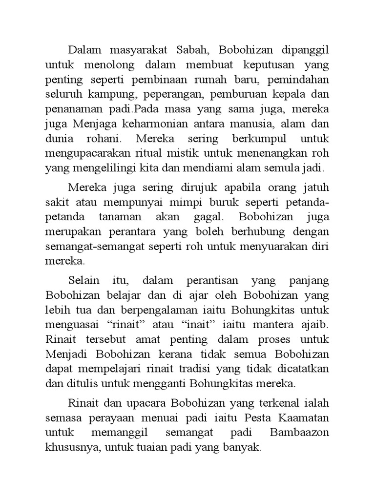Bobohizan | PDF
