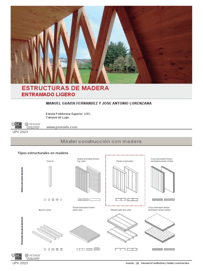 T05 Entramado Ligero | PDF | Rigidez | Madera