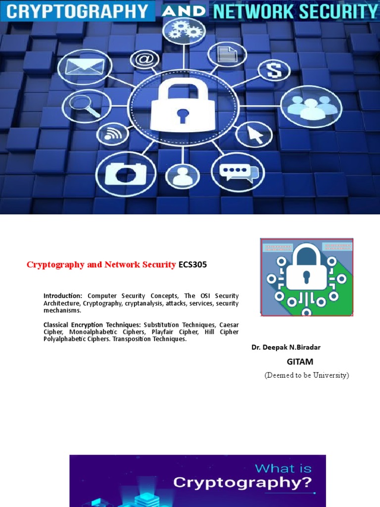 Module 1 Introduction | PDF | Cryptanalysis | Encryption