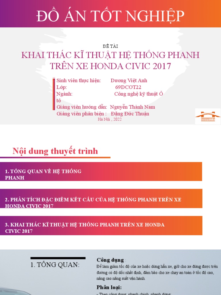 8.Dương Việt Anh. HT Phanh | PDF