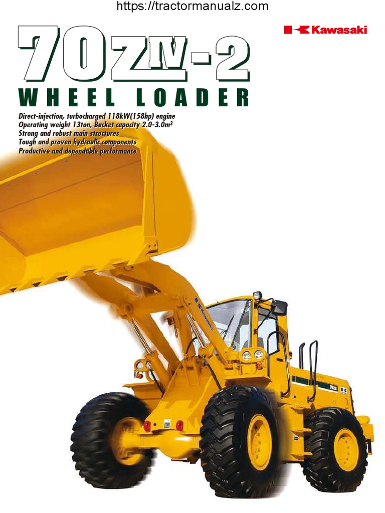 Kawasaki Wheel Loader 70ZIV 2 Spec | PDF