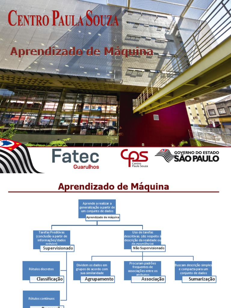 Aula 8 - Aprendizado de Máquina | PDF | Aprendizado de máquina ...