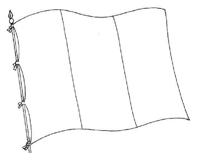 Bandera para Colorear y Pegar | PDF