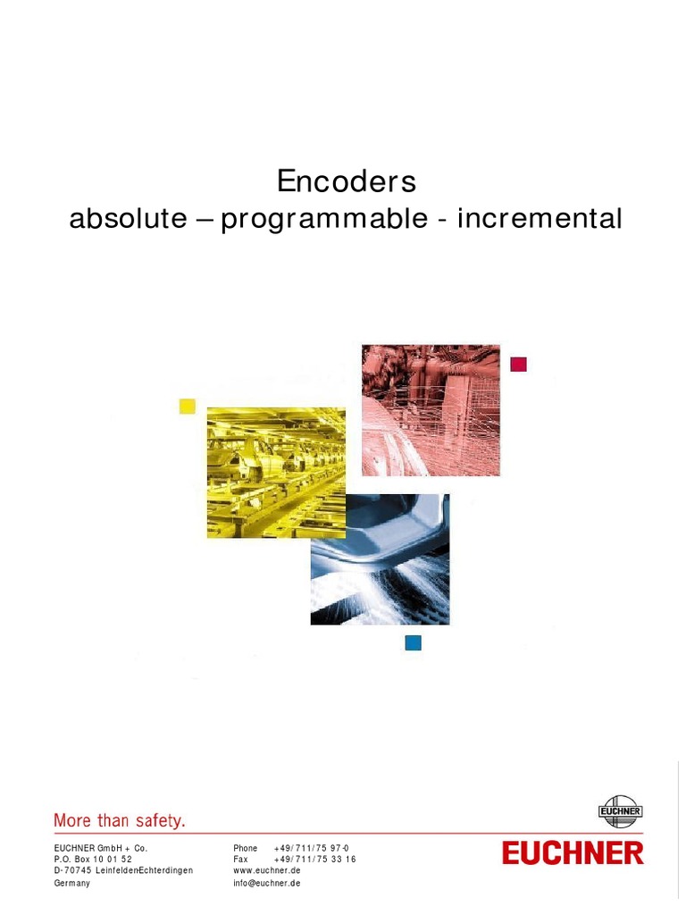 Encoders Euchner 076662 | PDF | Electrical Connector | Torque