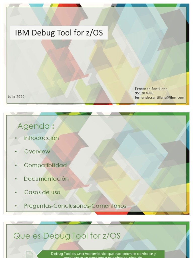 IBM Debug Tools | PDF | Familias de sistemas operativos | Desarrollo de productos