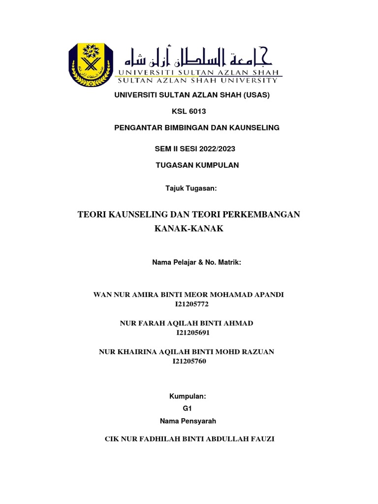 KSL 6013 Teori | PDF