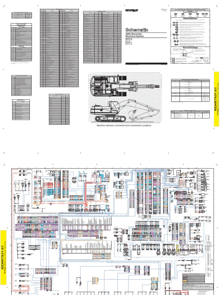 Machine Harness Connector and Component Locations: Electrical System ...