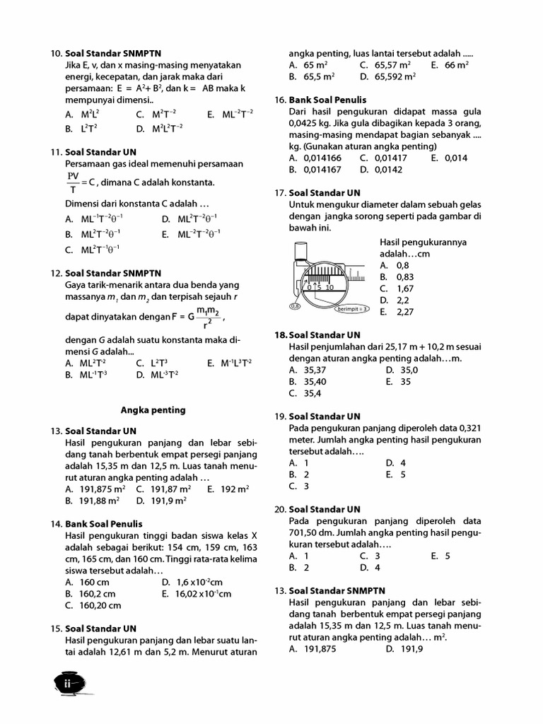Bank Soal Fisika Sma-12 | PDF