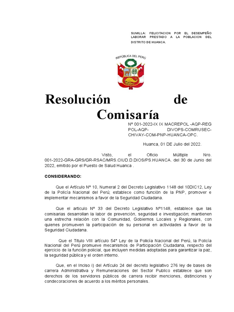 Modelo de Reconocimiento Del Coord JJVV | PDF