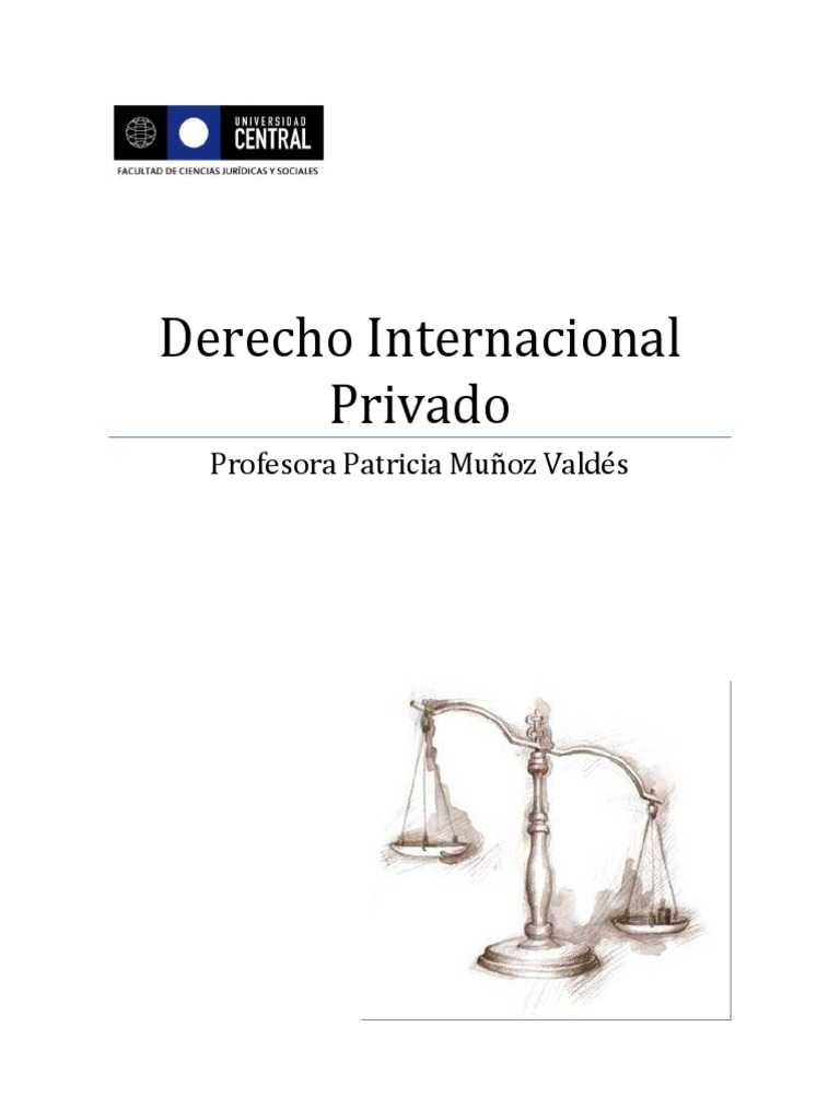 Derecho - Internacional - Privado UCEN | PDF | Derecho penal | Jurisdicción