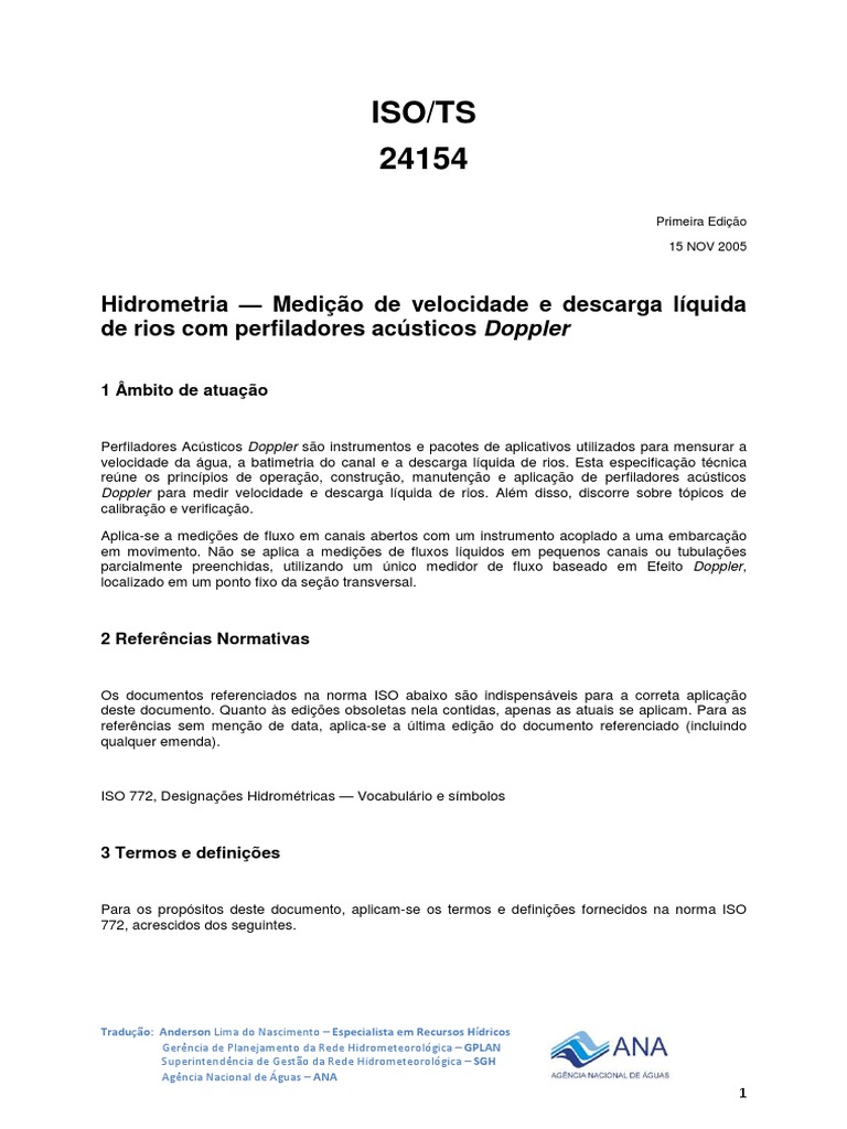 ISO 24154 - 05 - Tradução | PDF | Medição | Rede de computadores