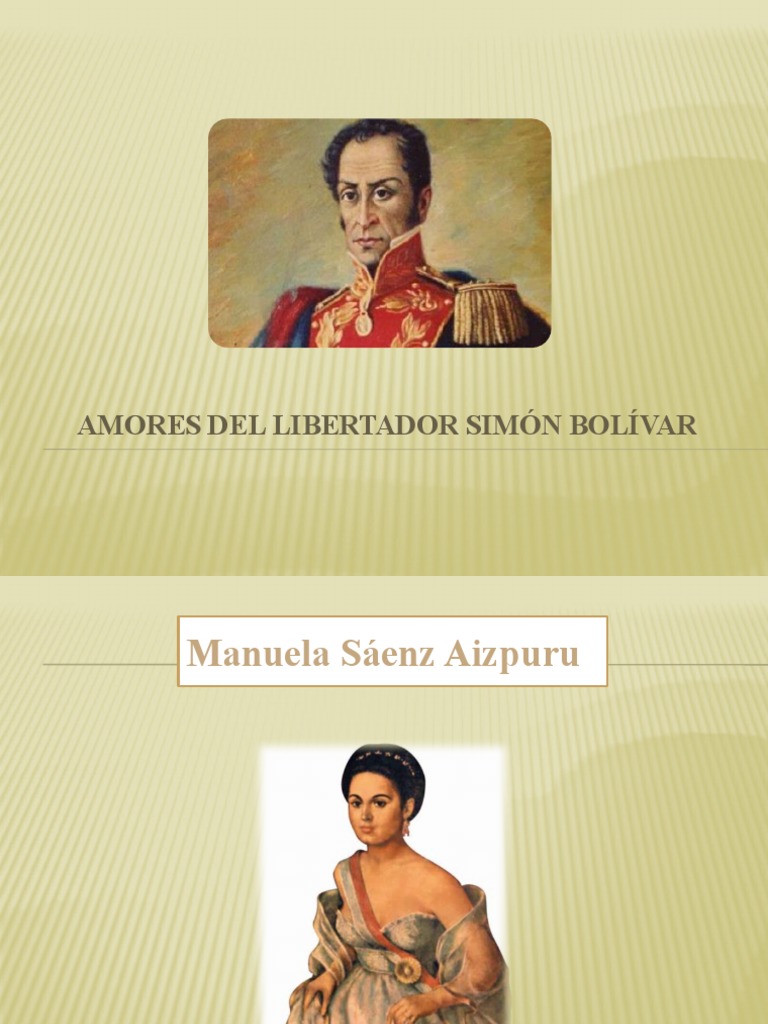 Amores Del Libertador Simón Bolívar | PDF | América del Sur | Comunidad ...